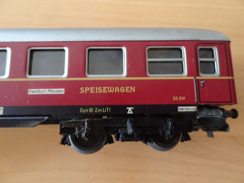 MÄRKLIN > SPEISEWAGEN, rot, Deutsche Bahn, DSG, HO, OVP (Gebraucht) in ...