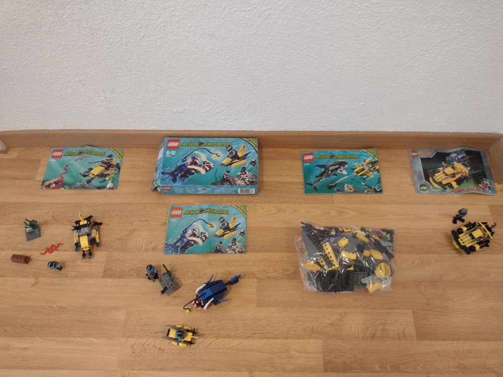 LEGO Set AQUARAIDERS 7770 + 7771 + 7773 und Alphateam 4791 (Gebraucht ...
