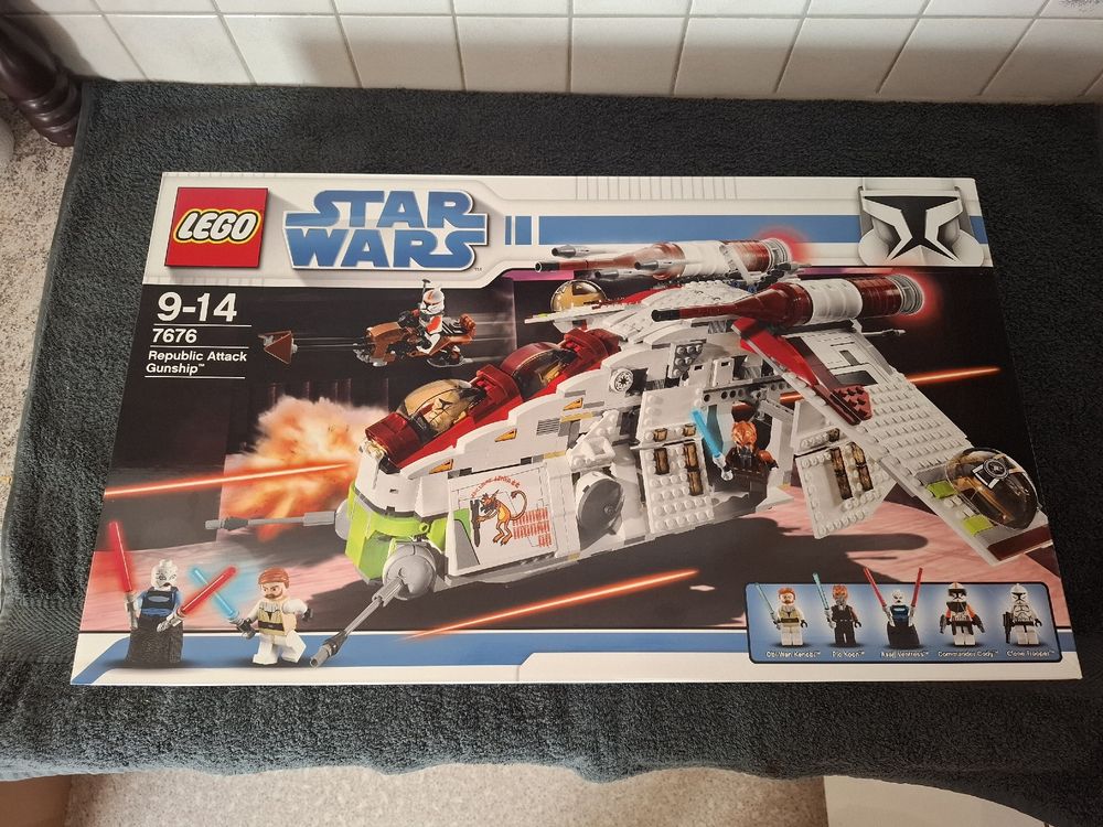 LEGO Star Wars 7676 Republic Attack Gunship OVP "Rarität" (Neu und ...