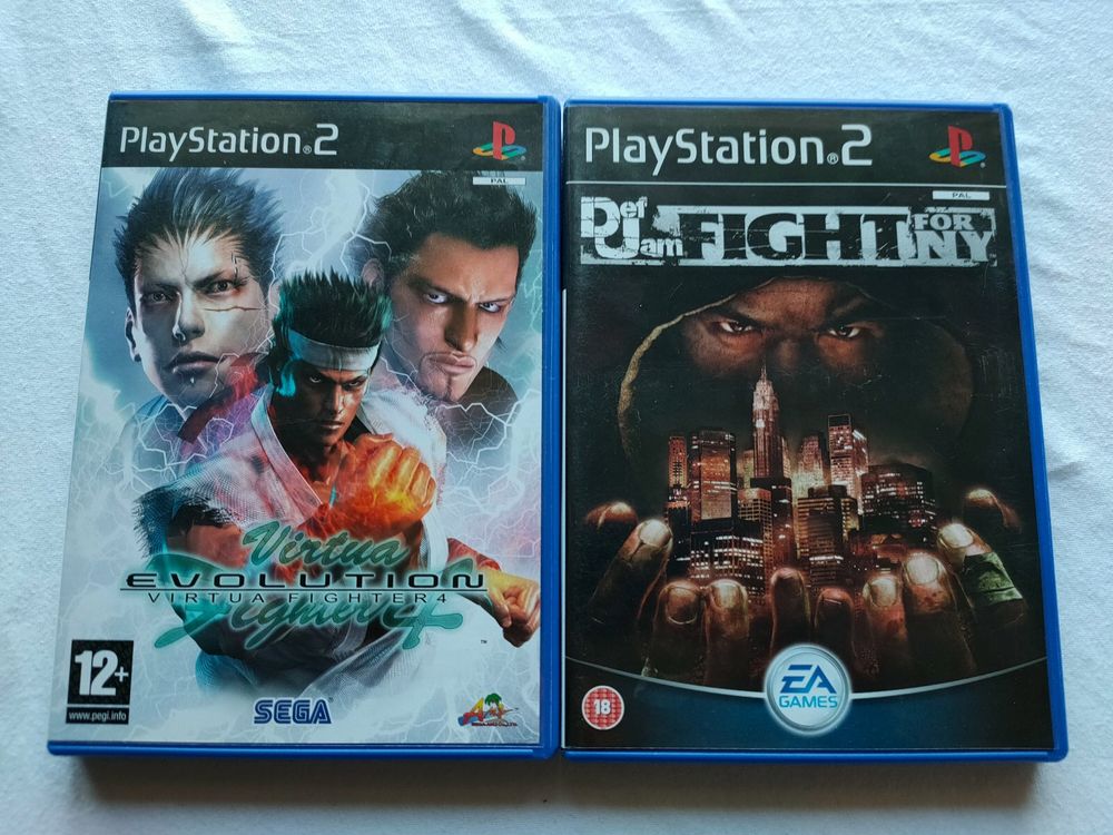PS2 - Def Jam Fight for NY, Virtua Fighter 4 Evo (Gebraucht) in Suhr ...