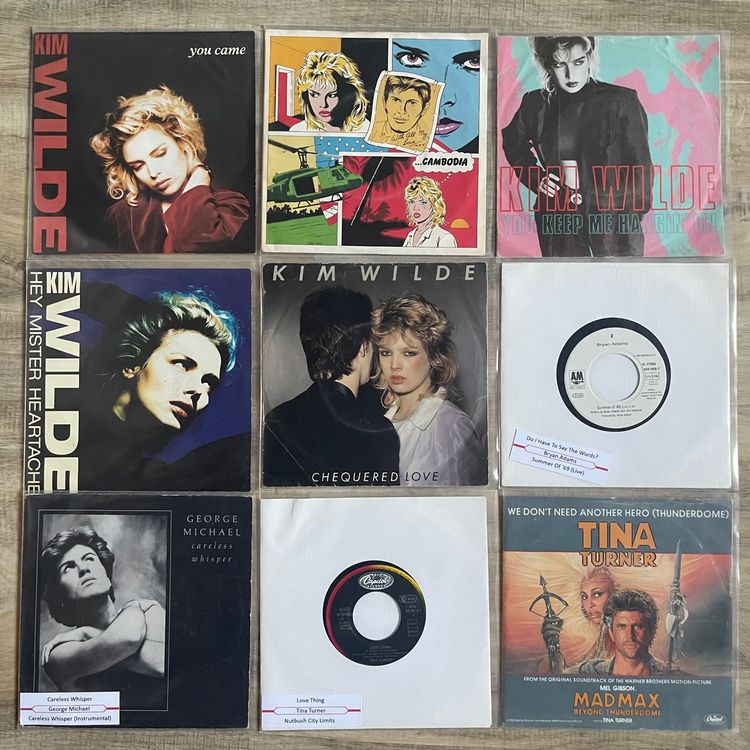 Vinyl Singles 7“ - Kim Wilde, Tina Turner, Brian Adams etc. (Gebraucht) in Buchberg für CHF 10 ...