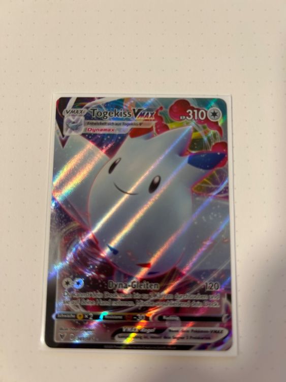 Pokémon Karte Togekiss Vmax, 2020, DE (Neu (gemäss Beschreibung)) in Zizers für CHF 3.9 – mit ...