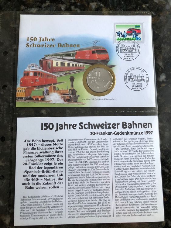 150 Jahre Schweizer Bahnen (Gebraucht) in Reichenburg für CHF 22.5 – mit Lieferung auf Ricardo ...
