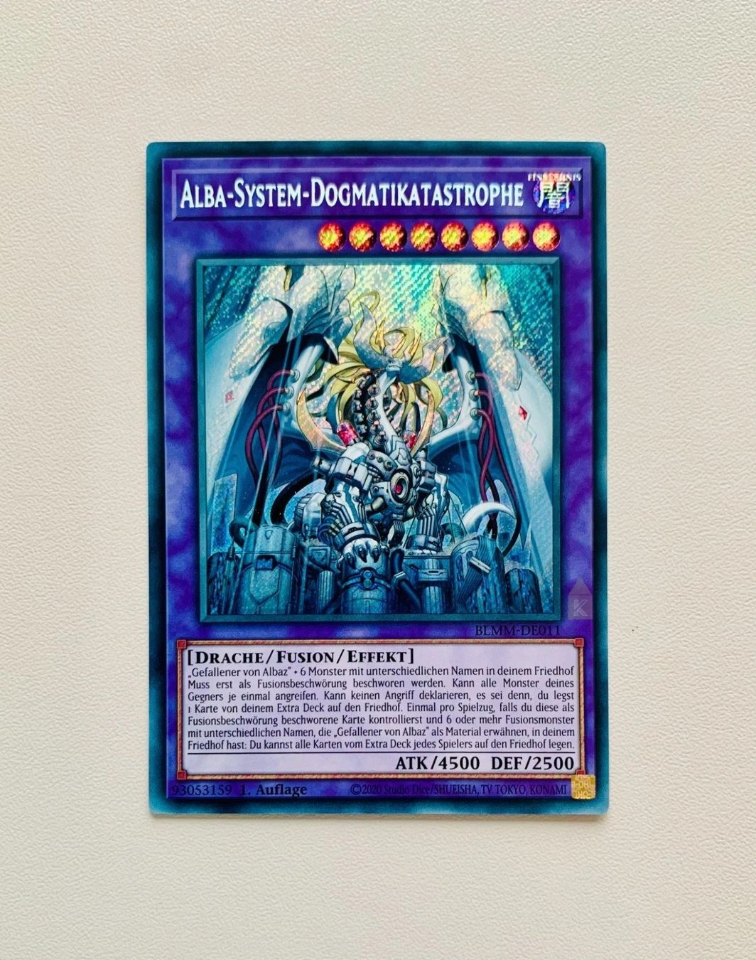 Yugioh Alba System Dogmatikalamität BLMM-DE011 Secret Rare (Neu und ...