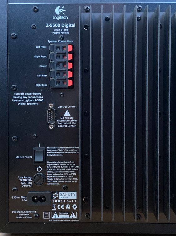 Logitech Z-5500 5.1 Surround THX System 500W | Acheter sur Ricardo