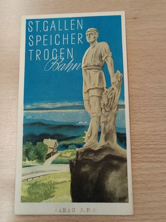 Litho Prospekt / St Gallen Speicher Trogen Bahn ca. 1930 (Gebraucht) in ...