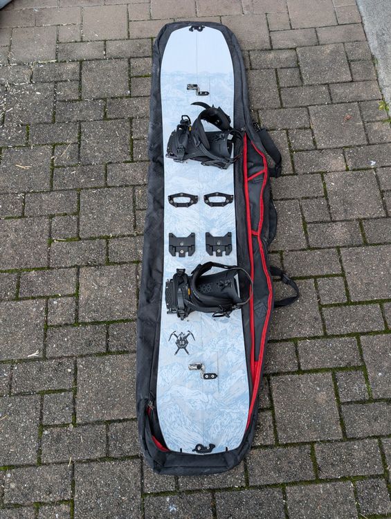 Jones Solution 58 Splitboard inkl. Bindung, Felle und Eisen! (Gebraucht ...