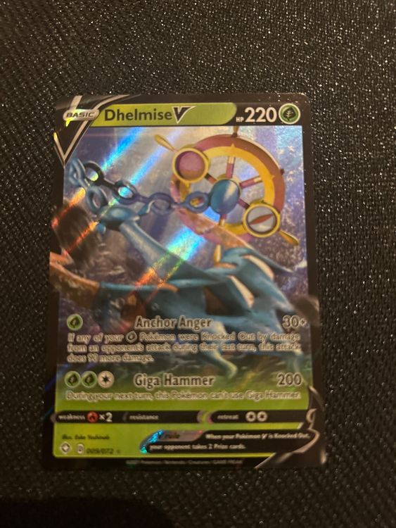 Pokemon carta ultra rara, Dhelmise V | Kaufen auf Ricardo