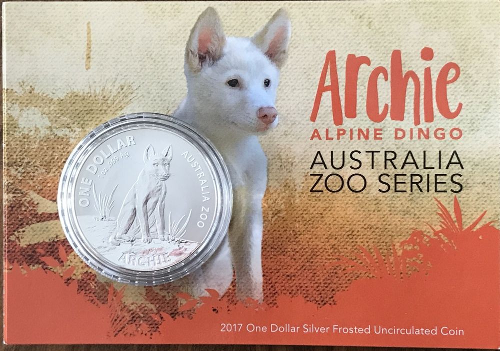 sehr schöne 1 Silber-Unze (31,1 Gr)Australia Zoo ARCHIE 2017 (Neu und ...