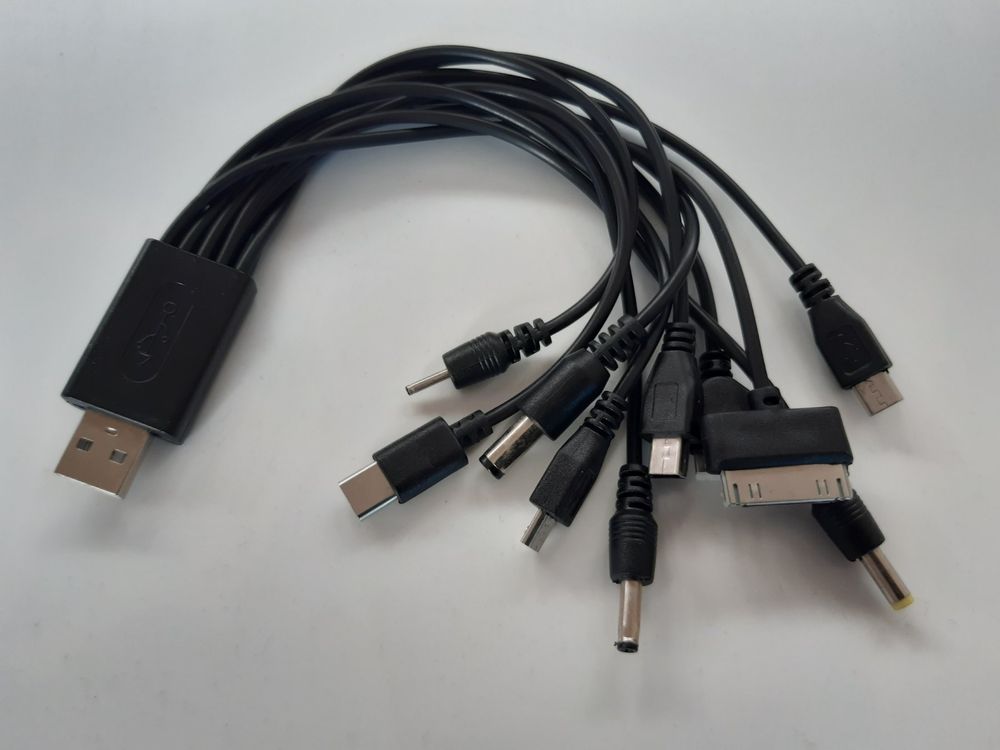 Cable de charge universelle avec 10 embouts différents- NEUF | Kaufen ...
