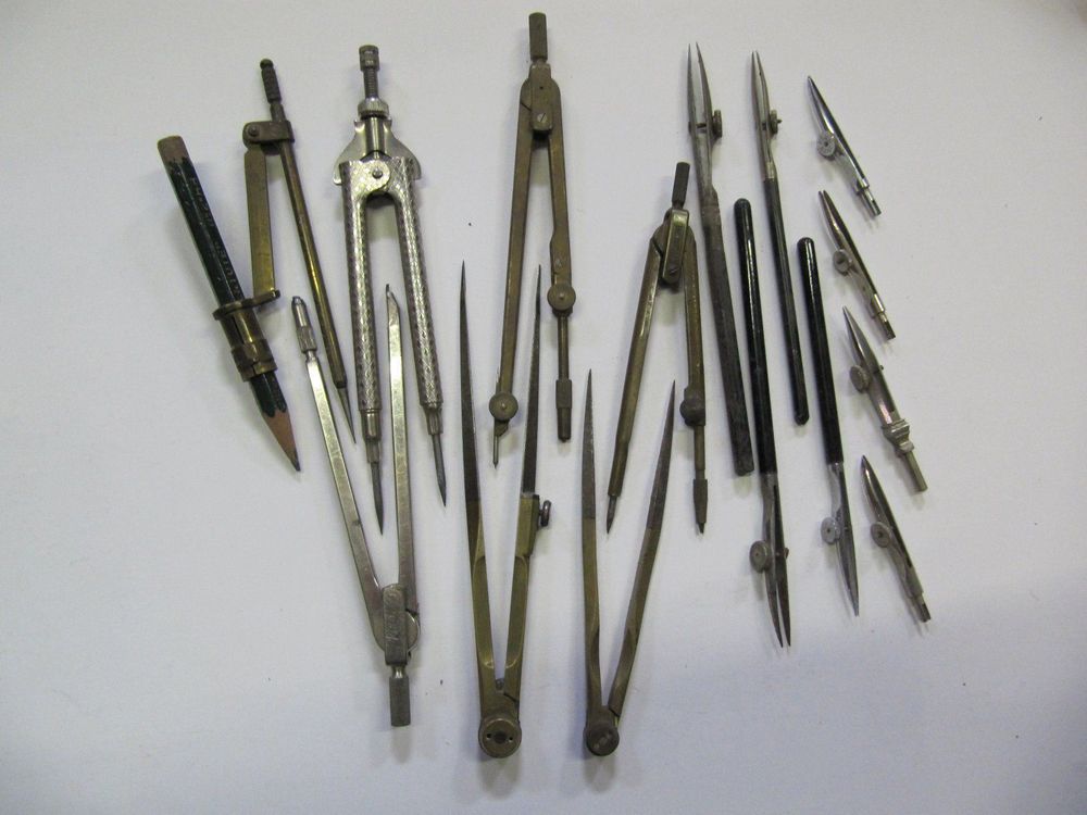 Compas en laiton anciens. | Kaufen auf Ricardo