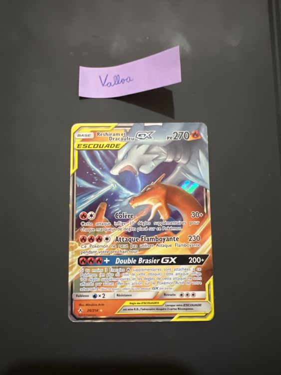 Carte Pokémon Reshiram et Dracaufeu GX FR (Gebraucht) in Genève für CHF 30 – mit Lieferung auf ...