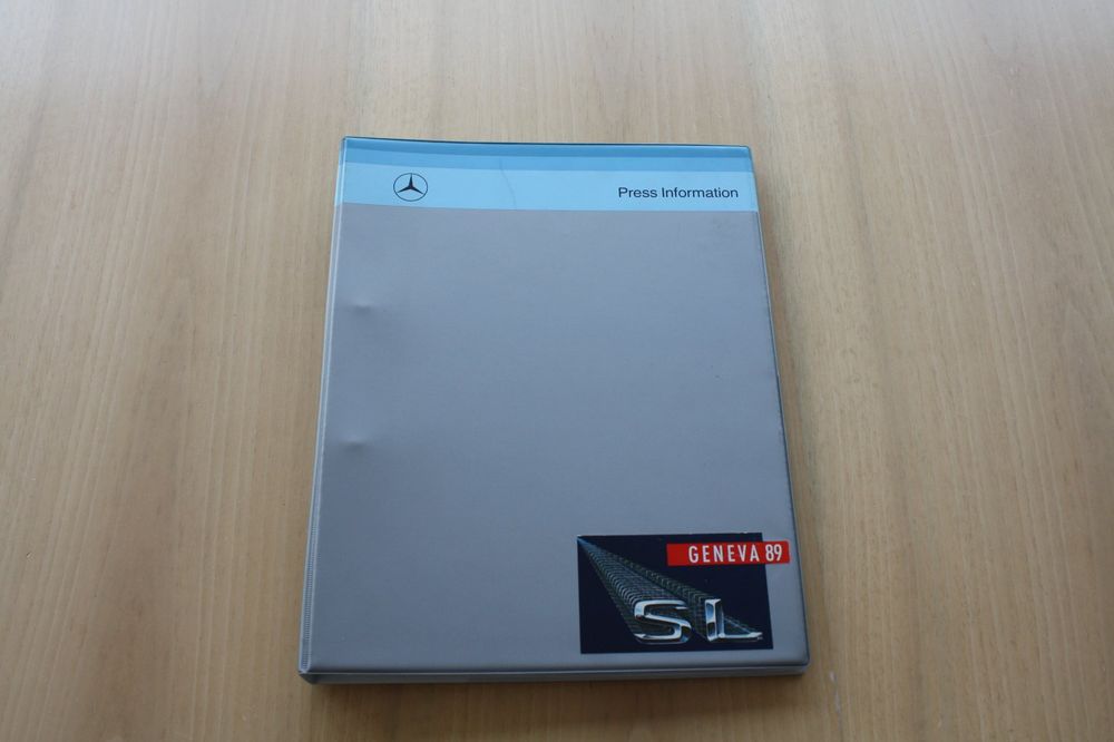 Mercedes Pressemappe/Fotos Genf 89 Vorstellung R 129 (Gebraucht) in ...