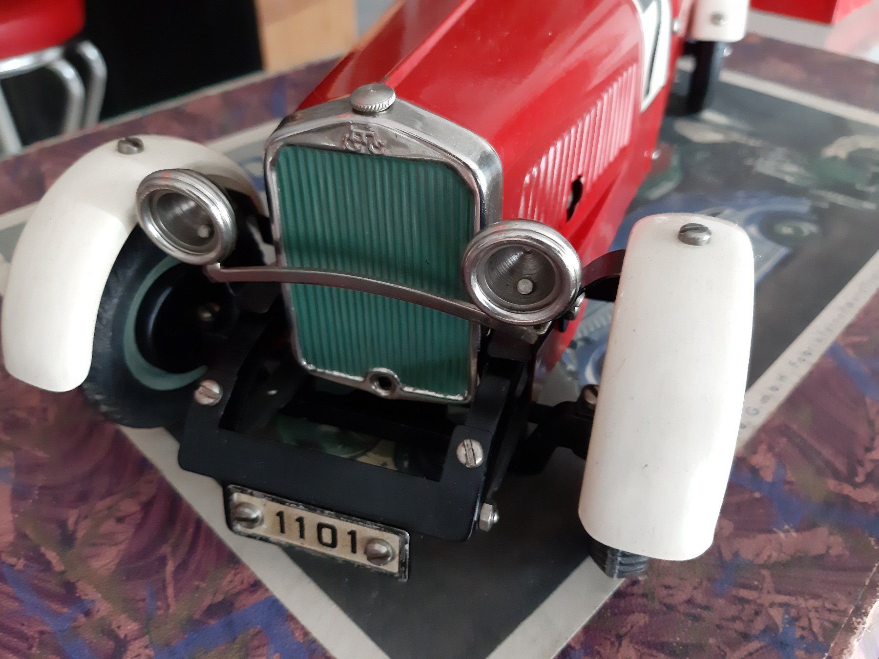 Antike Spielzeuge. Märklin Rennwagen 7 Nr.1107 R (Gebraucht) in Ueken ...