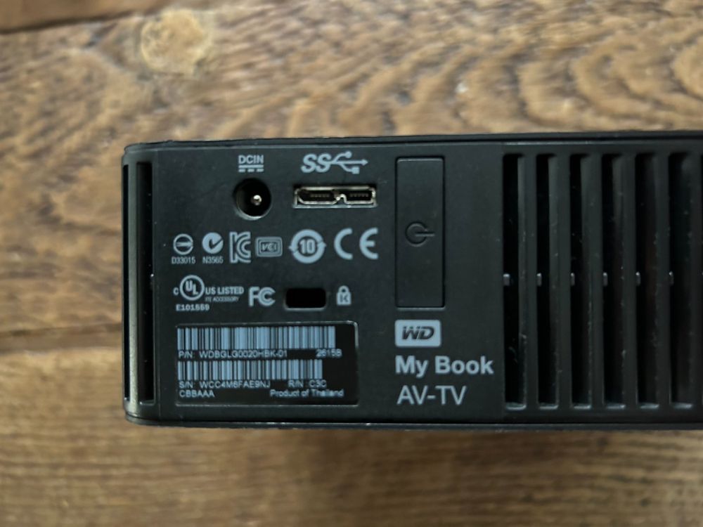 WD My Book AV-TV 2TB (Externe Festplatte) | Kaufen auf Ricardo