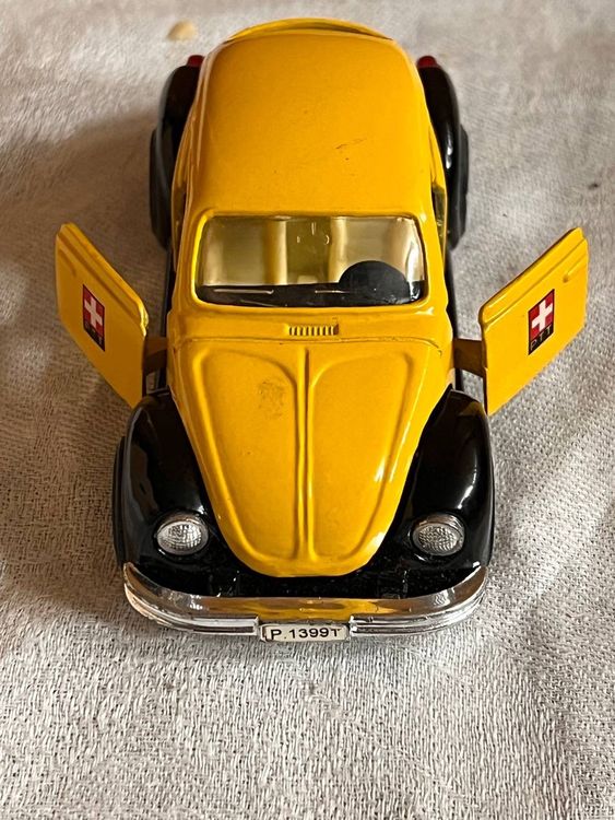 VW Käfer Modellauto Schweiz Post, Türen öffenbar (107) | Kaufen auf Ricardo
