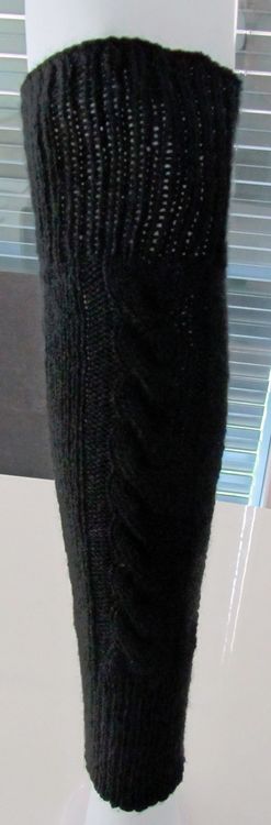 Beinstulpen 50cm lang. Materiel 88% Polyacryl 12% Wolle | Kaufen auf Ricardo