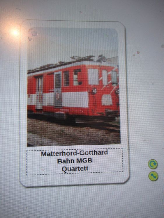 MGB Lokomotiven Und Züge Quartett 52 Karten (Neu und originalverpackt) in Herznach für CHF 32 ...