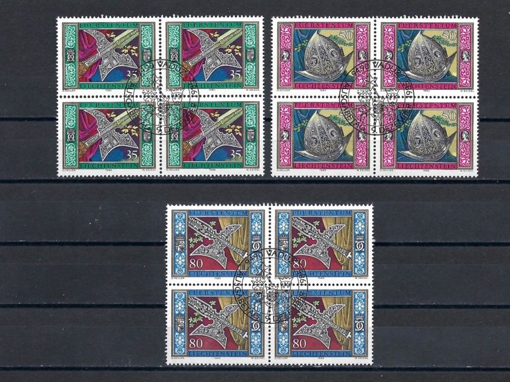 Viererblock Nr. 830-832 Fürstentum Liechtenstein | Kaufen auf Ricardo