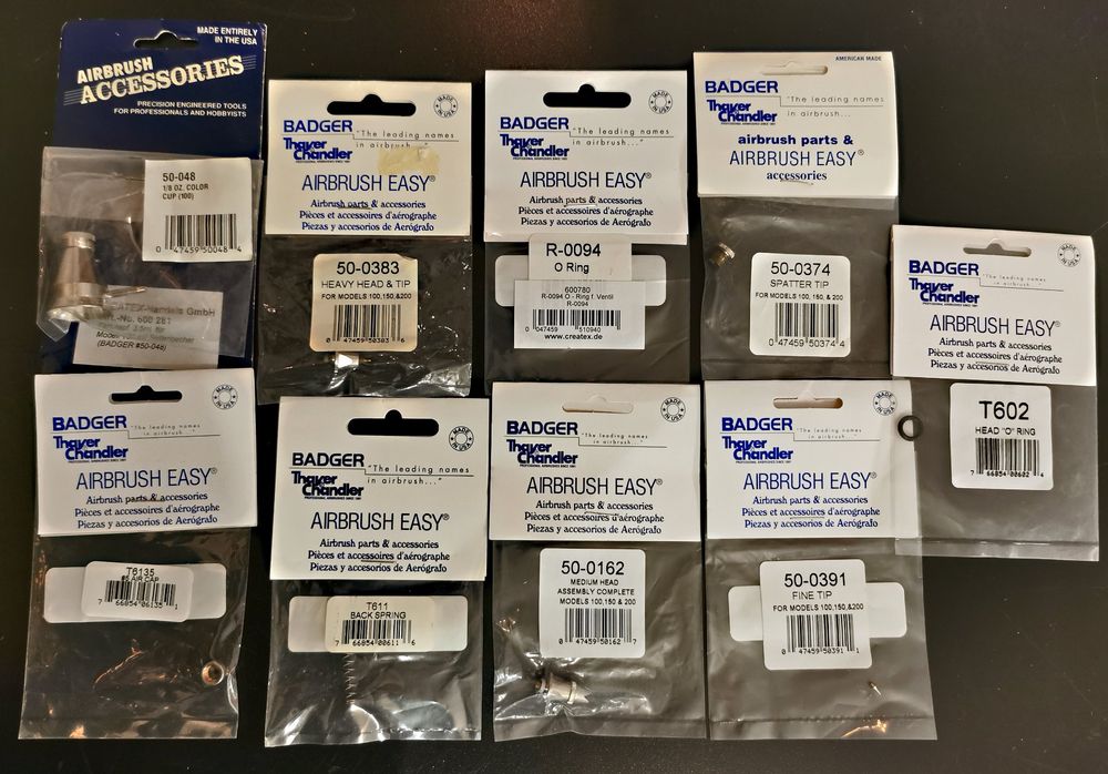 Airbrush Ersatzteile für Badger 100 Set6 | Kaufen auf Ricardo