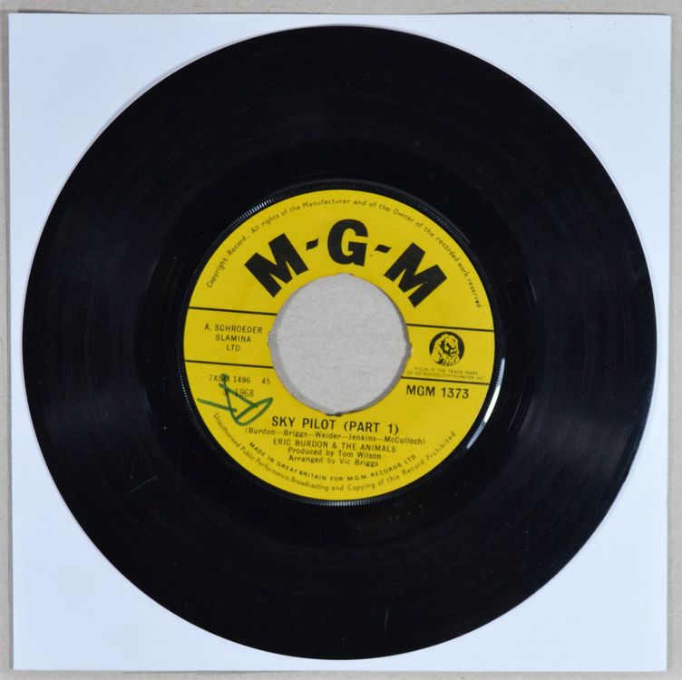 Single: ERIC BURDON & THE ANIMALS - Sky Pilot | Kaufen auf Ricardo
