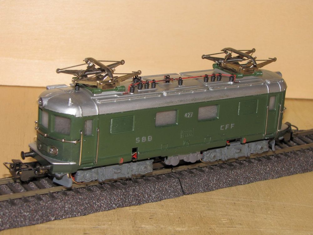 Märklin AC-Analog RET800 (3014)/K1, Re 4/4‘ 427 der SBB. (Gebraucht) in Dulliken für CHF 90 ...