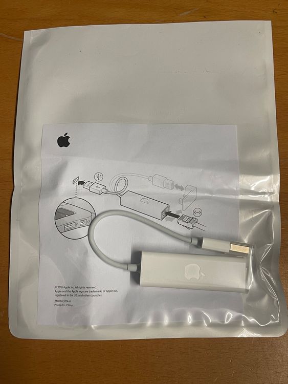 Apple USB Ethernet Adapter (Gebraucht) in Kaiseraugst für CHF 9 – mit ...