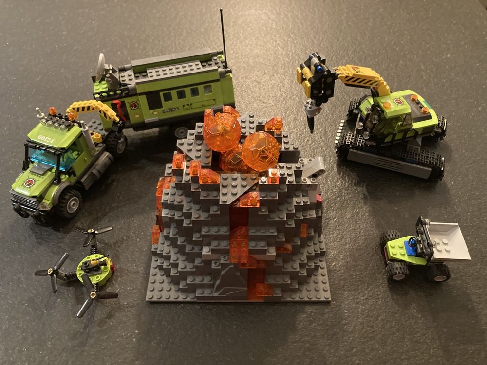 Lego La base d'exploration du volcan 60124 | Kaufen auf Ricardo