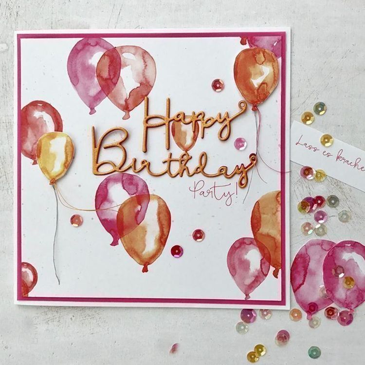 HAPPY BIRTHDAY (Q) STANZSCHABLONE | Kaufen auf Ricardo