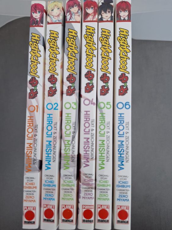 Manga Highschool DxD Bücher 1-6, Deutsch (Gebraucht) in Rafz für CHF 25 – mit Lieferung auf ...