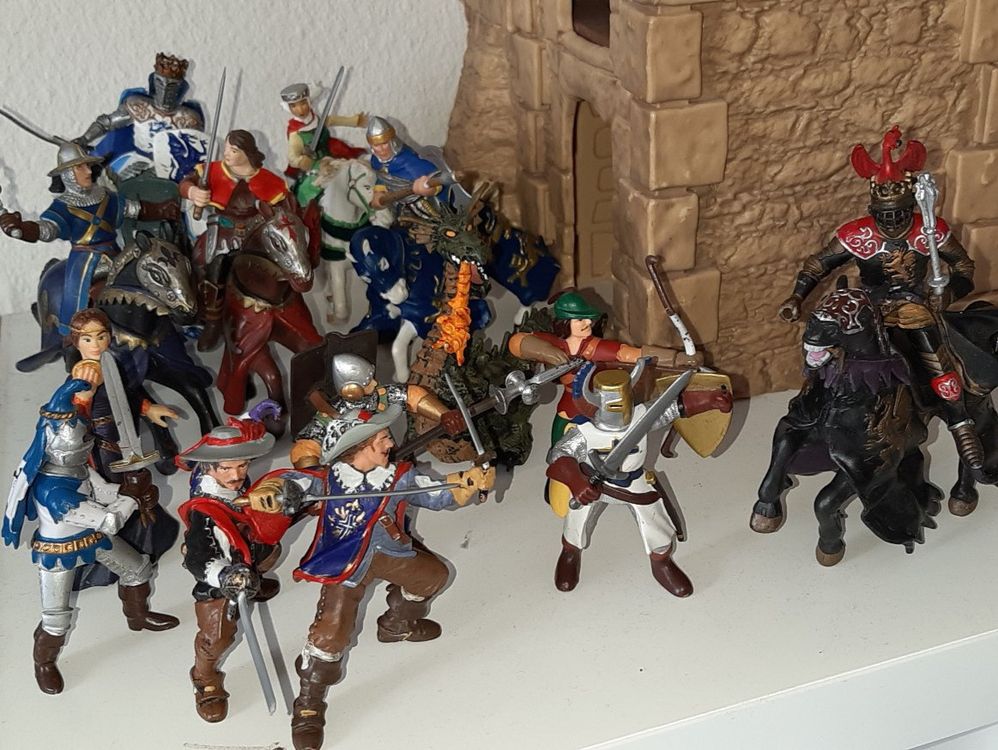 47 Ritter König, Prinzessin Drachen... Schleich, Papo etc (Gebraucht ...