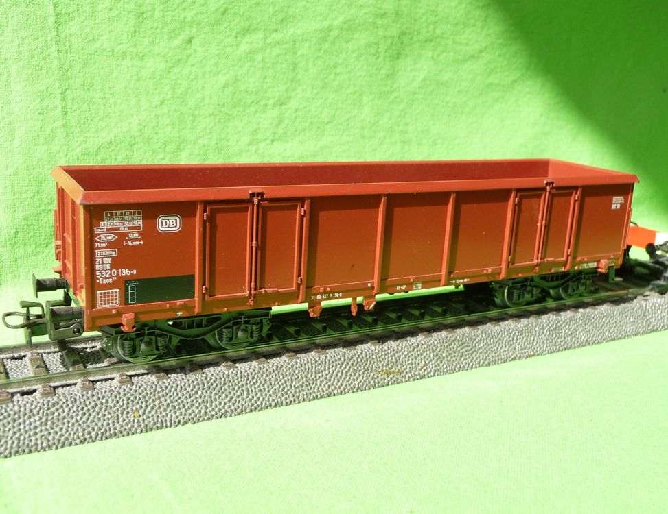 DB Vierachs-Hochbordwagen Eaos Märklin 4690 Nr 532 0 136-0 (Gebraucht ...