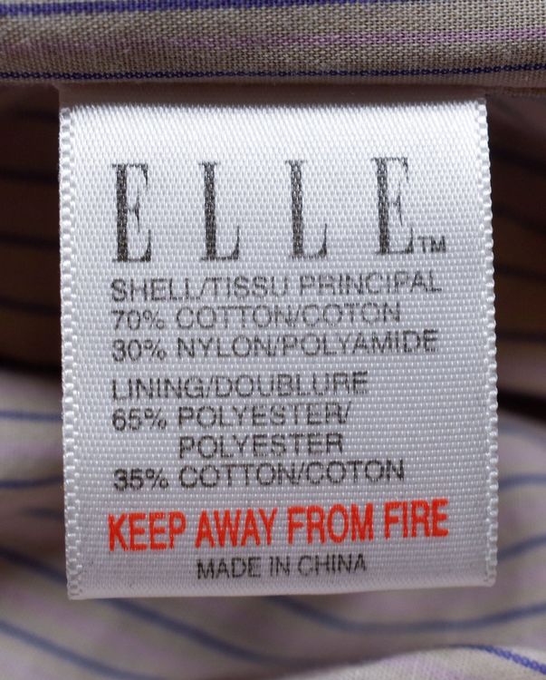 ELLE Trenchcoat Mantel Damen Grösse 40 schwarz rare (Gebraucht) in Biel ...