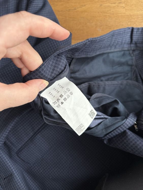 HUGO BOSS Anzug Slim Fit – Gr. 94 (38L) – Super 130 Guabello (Neu ...