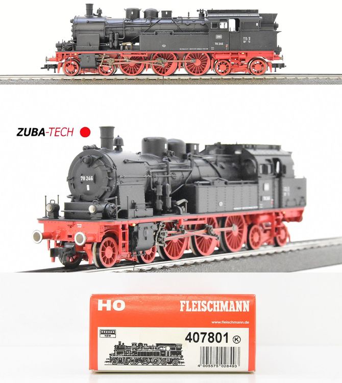 Fleischmann 407801 Dampflok BR 78 DB H0 GS Analog mit OVP (Gebraucht) in St. Gallen für CHF 168 ...