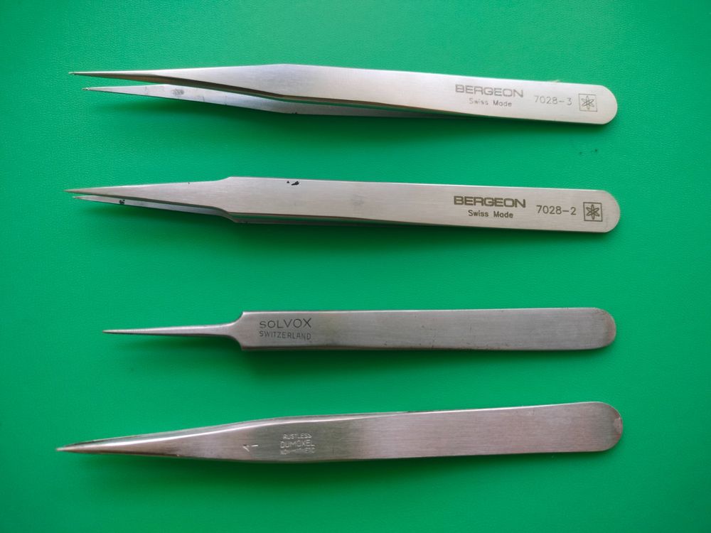 Uhrmacherpinzetten (Bergeon, Solvox) (Gebraucht) in für CHF 20 – mit ...
