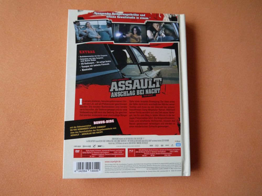 ASSAULT- ANSCHLAG BEI NACHT -John Carpenter Mediabook | Kaufen auf Ricardo