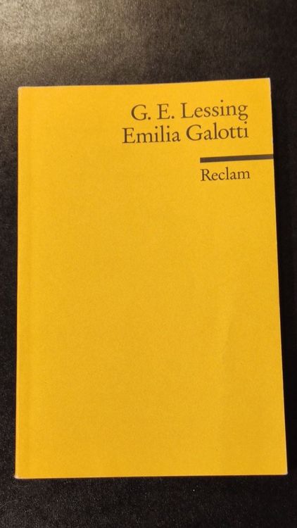 Emilia Galotti - G.E. Lessing (Gebraucht) in Lenzburg für CHF 1 – mit ...
