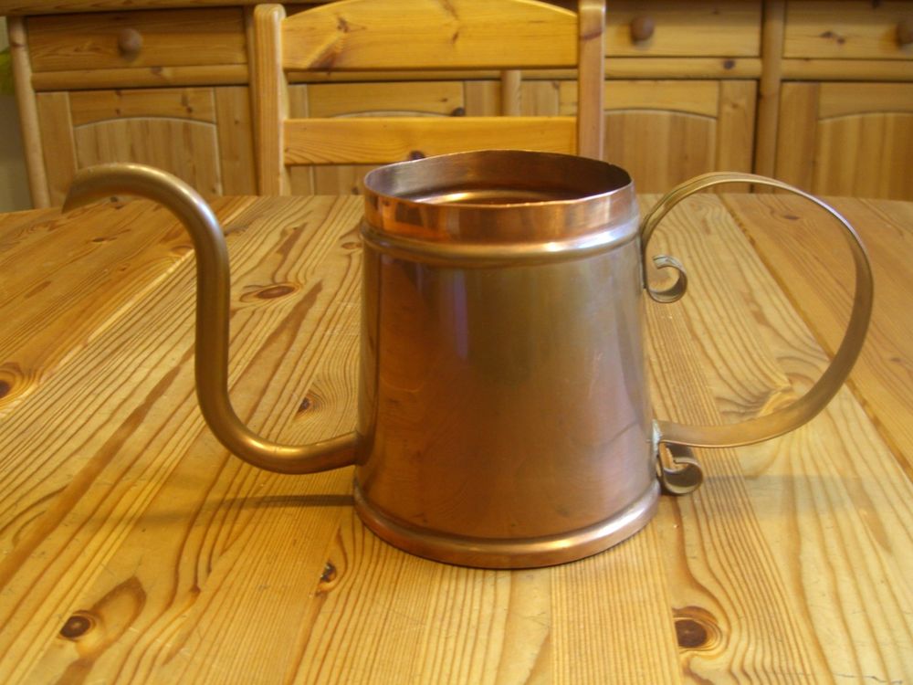 hübsche, rustikale, Kupfer Giesskanne, Handarbeit | Kaufen auf Ricardo