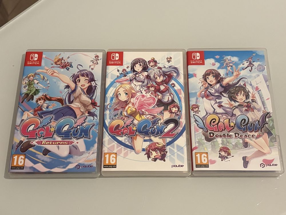 🔥 Gal Gun trilogy (Return, 2, Double Peace) Nintendo Switch (Neu ...