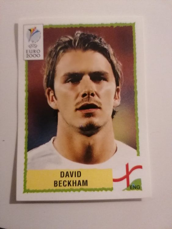 Panini EM 2000 DAVID BECKHAM Nr. 85 Rookie Sticker | Kaufen auf Ricardo