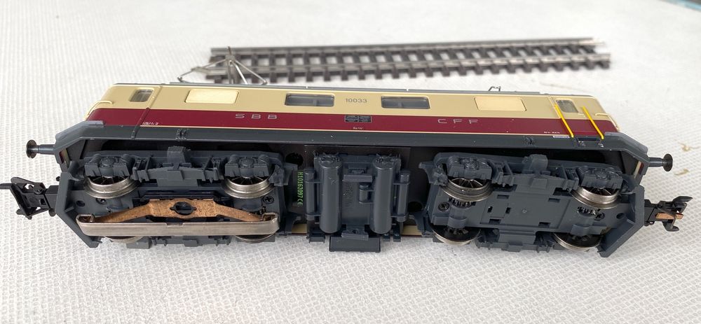 TEE Bavaria mit SBB Re 4/4 I und 3 Wagen Märklin 26557 mfx (Gebraucht ...