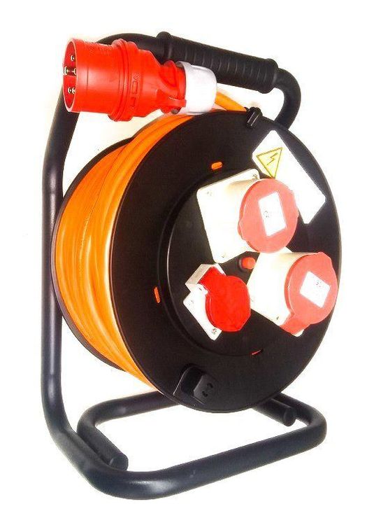 50m Pur Kabelrolle neu IP44 CEE16/5/400V | Kaufen auf Ricardo