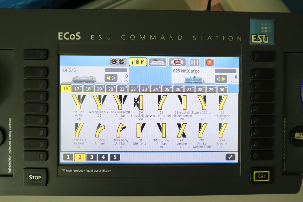 ESU ECoS 2 - Digital Zentrale & Netzteil - Farbdisplay 2016 (Gebraucht ...