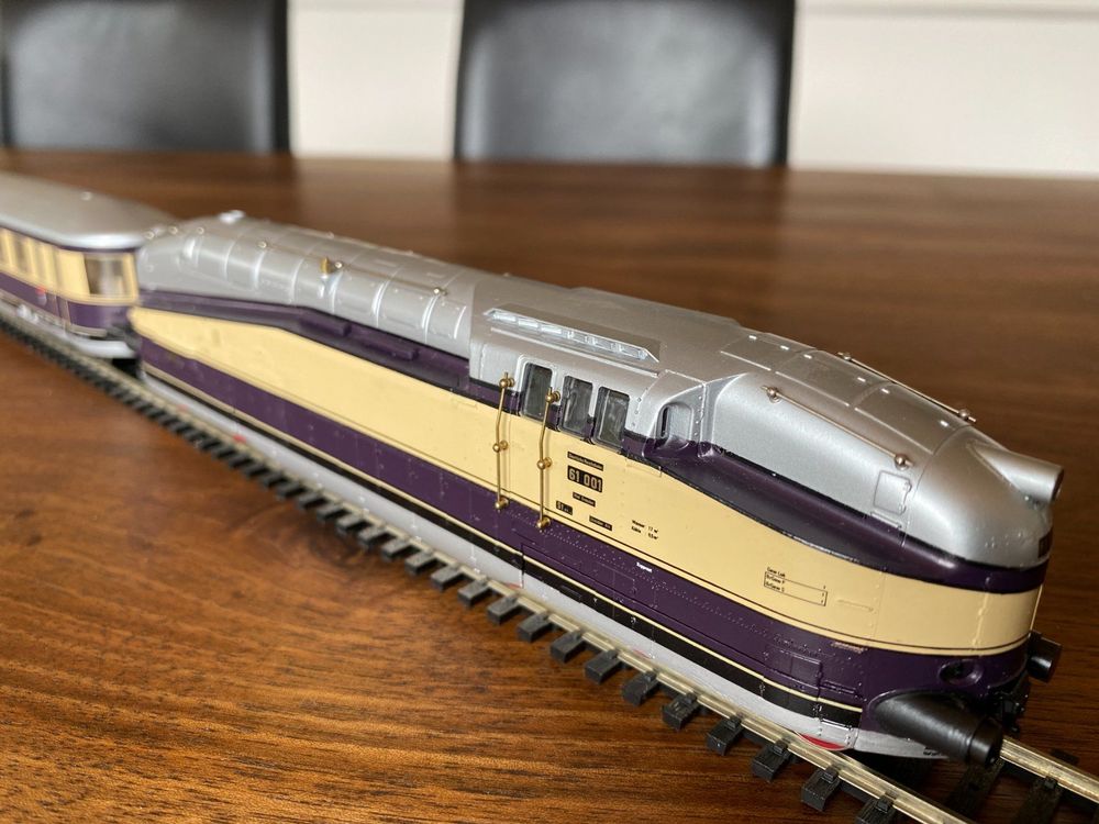 Rivarossi Henschel-Wegmann-Zug H0 0339 DC mit Dampflok Br 61 | Acheter sur Ricardo