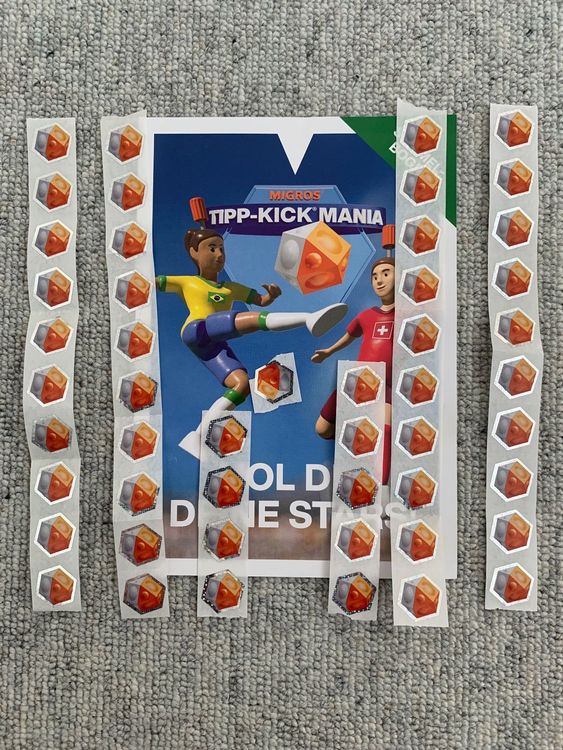 50x Migros Tipp Kick Mania 5 volle Karte (Gebraucht) in Rorschacherberg für CHF 33 – mit ...