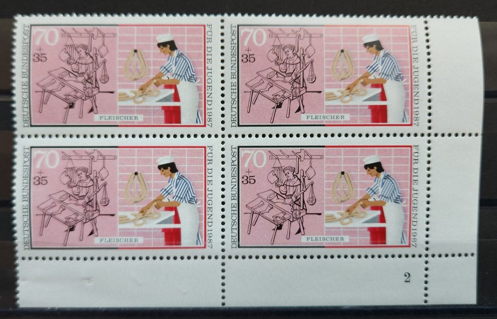 Deutschland-Mi 1317 ** Viererblock (23) (Neu und originalverpackt) in Hittnau für CHF 1 – mit ...