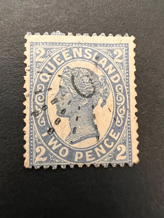 1897 Queensland Victoria Two Pence (2145) (Gebraucht) in Hinwil für CHF ...