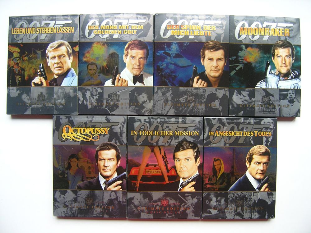 JAMES BOND 007 ROGER MOORE 2 DVD ULTIMATE EDITION | Kaufen auf Ricardo