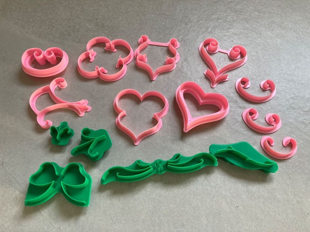 Fondant prägenformen motivtorten deko backen (Neu (gemäss Beschreibung ...